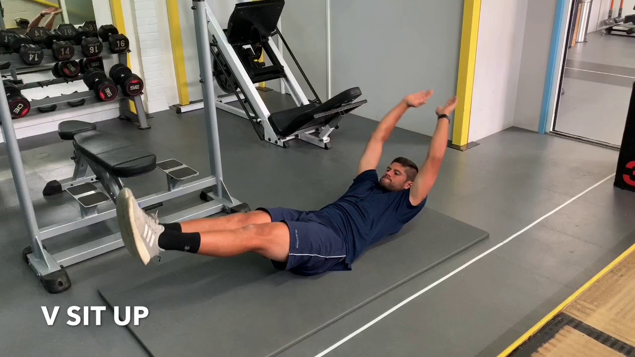 V SIT UP - YouTube