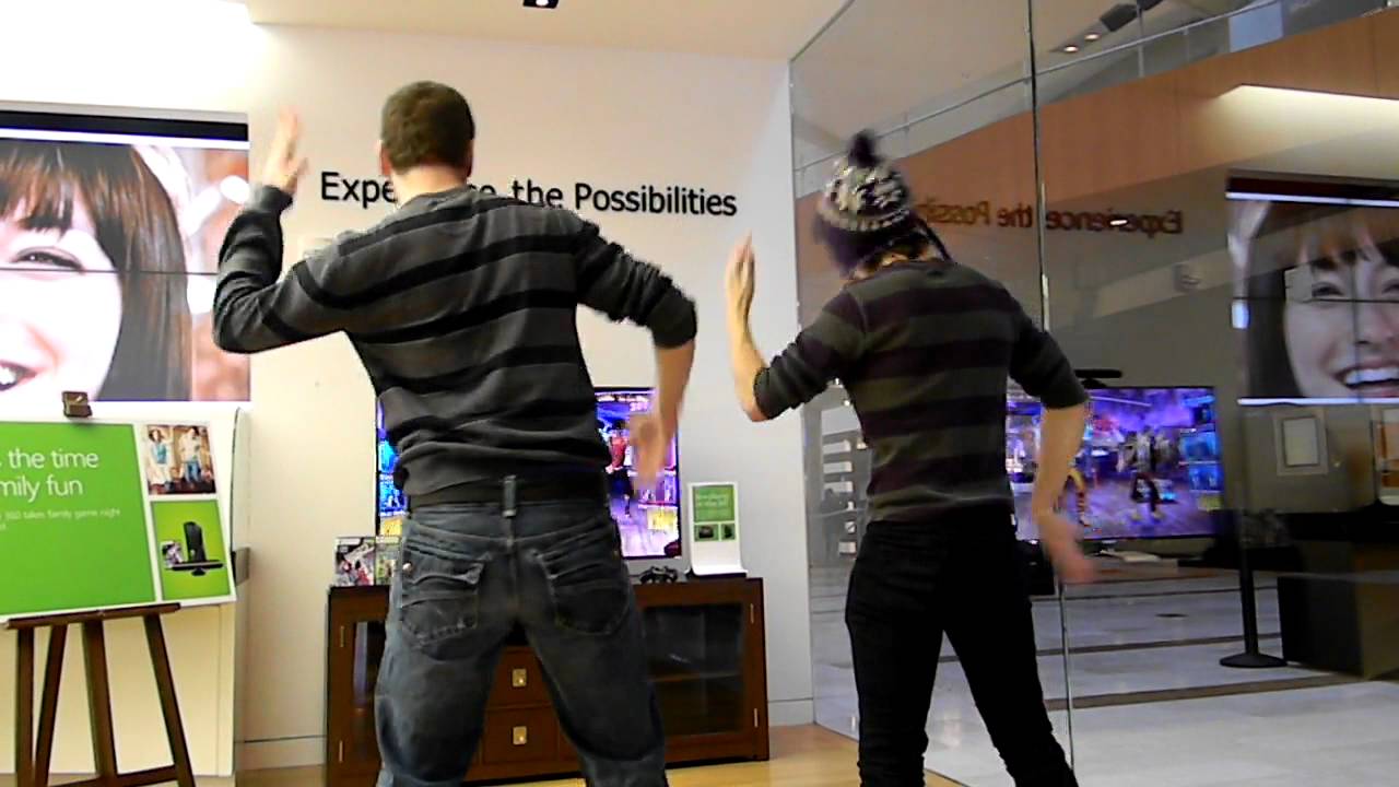 Microsoft Store Dance Central - YouTube