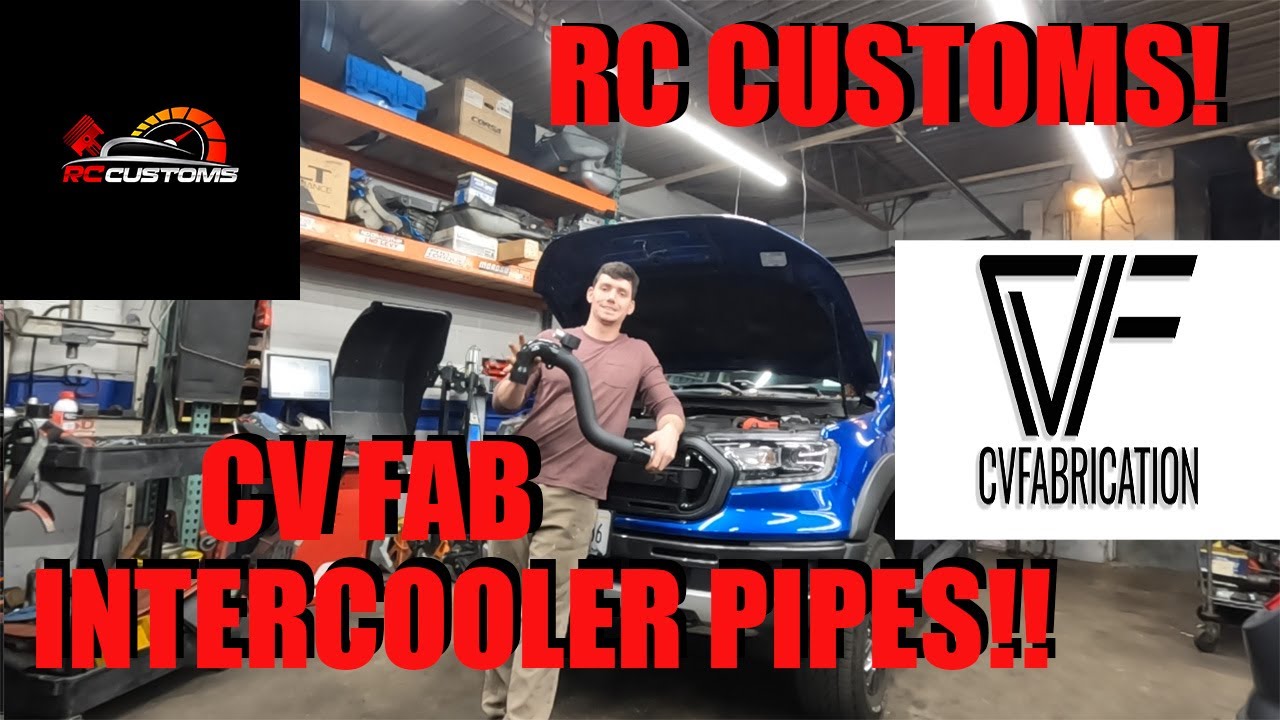 Installing CV Fab Intercooler Pipes on the 2019 Ranger! - YouTube
