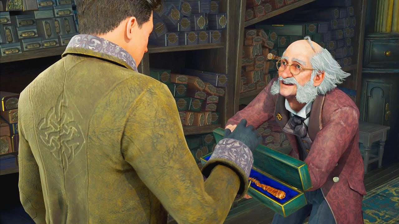 Hogwarts Legacy - Wand Selection Scene (4K) - YouTube