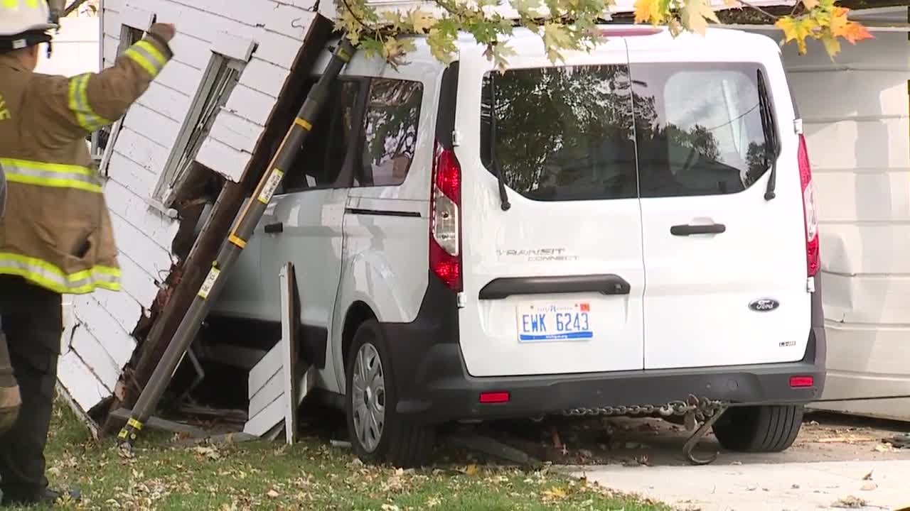 VIDEO: Police & fire on scene after vehicle crashes into Centerline ...