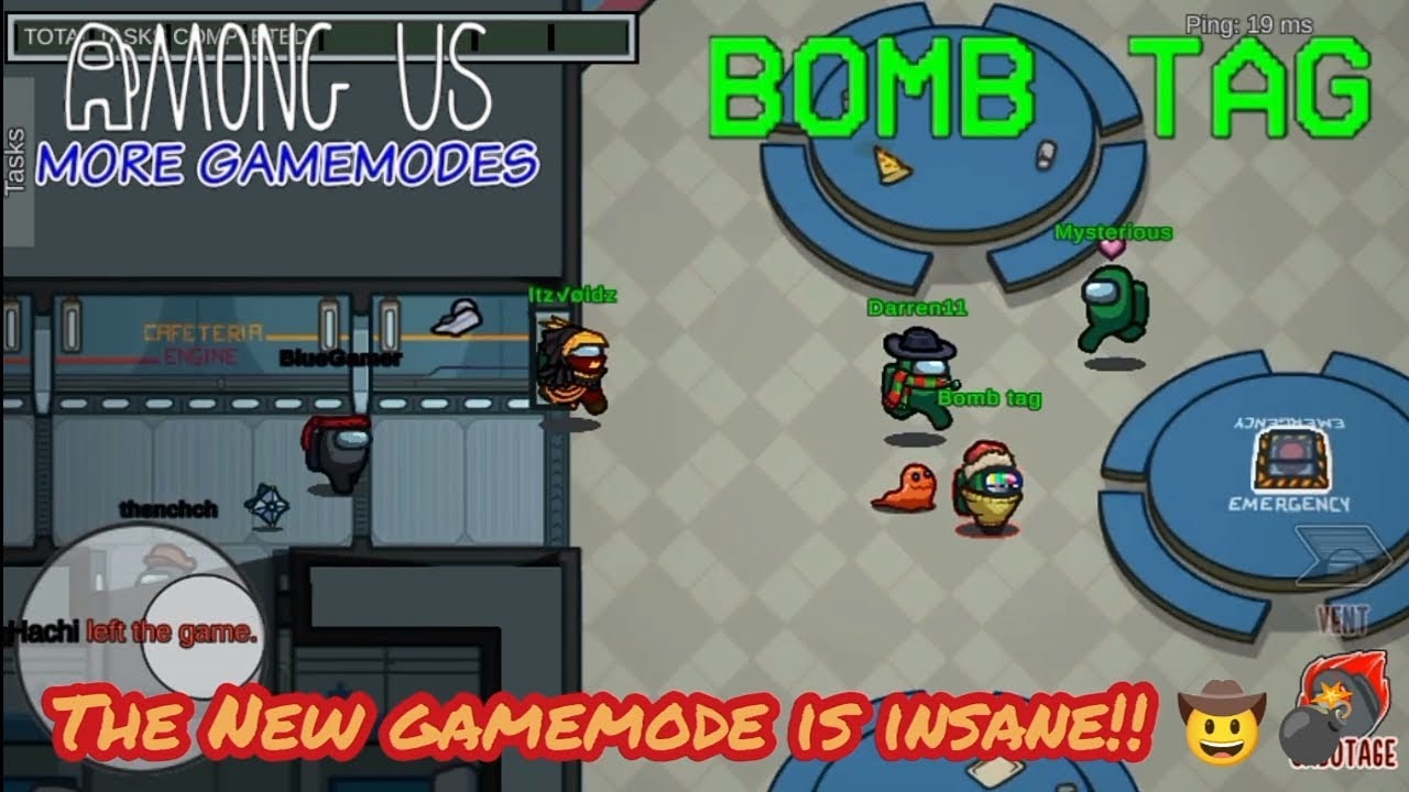 The *NEW* BOMB TAG gamemode is INSANE in Among Us.... 🤠💣 | More ...