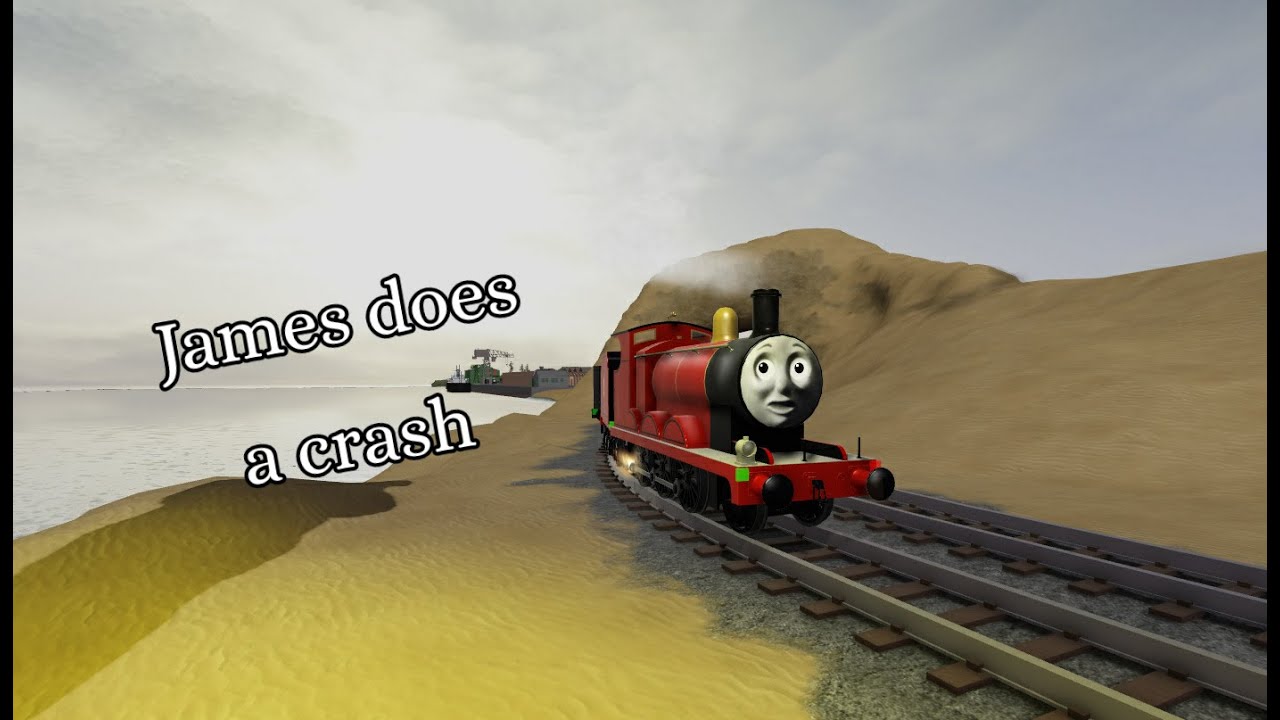 James does a crash - YouTube