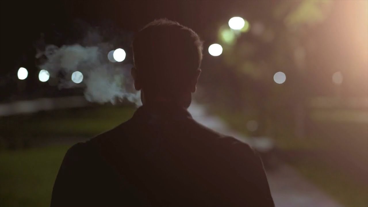 Man is smoking while walking, like a film style | Stock Video | Walking ...