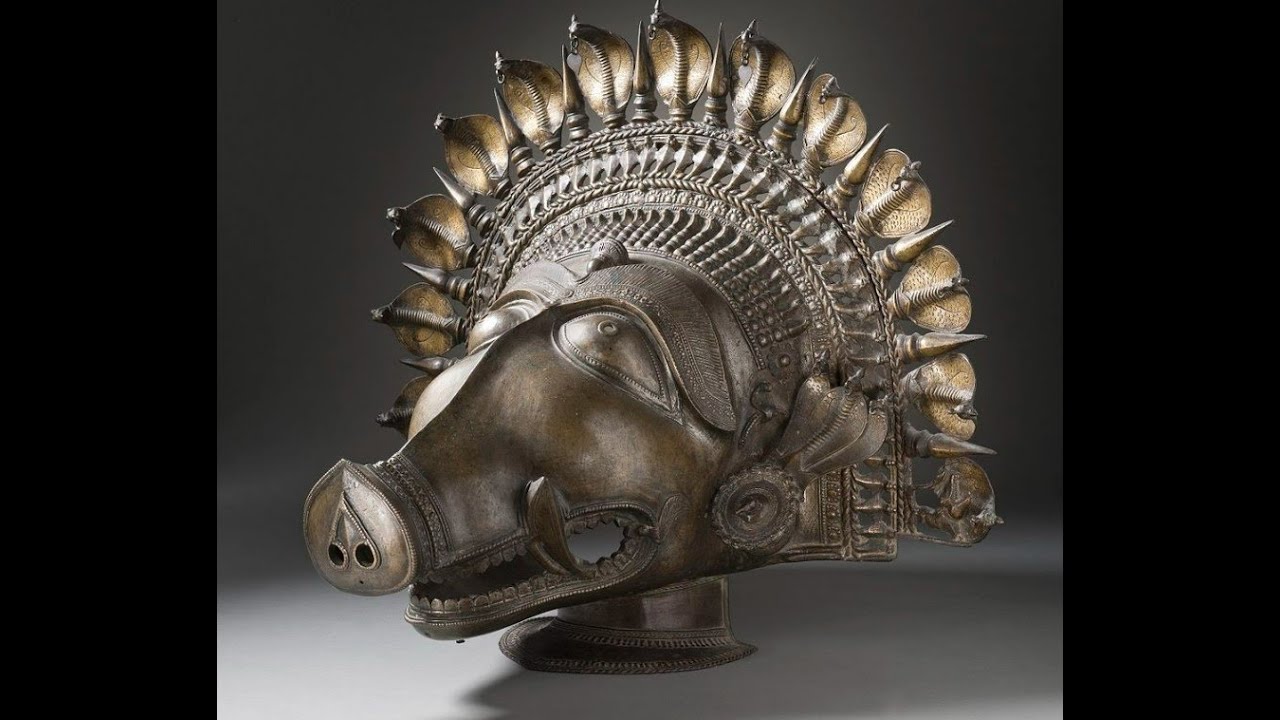 Panjurli Bhuta masks collection. Worshipped & worn in Bhuta Kola as ...