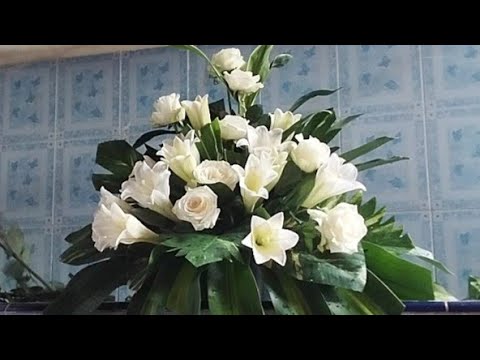 Tutorial Merangkai Bunga Meja untuk Ucapan Selamat - YouTube