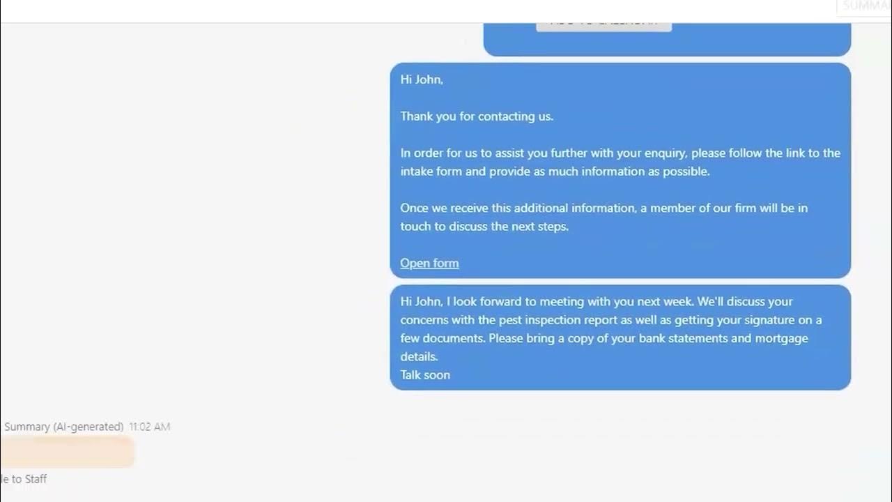 Summarize conversations in a click with Smokeball AI - YouTube