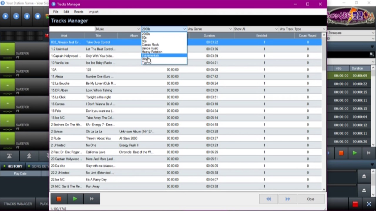 Radio DJ Adding Music - YouTube