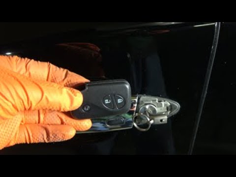 Info! How Lexus car alarm works with manual key opening? Years 2010 to ...