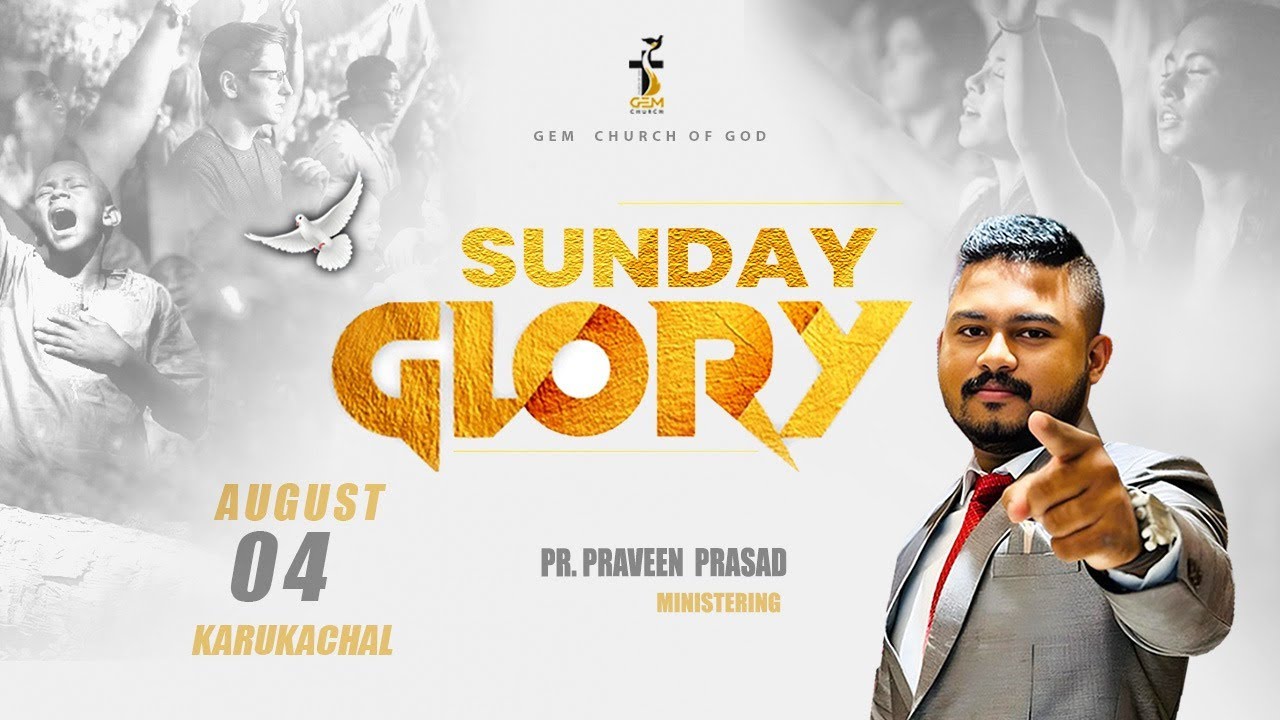 REVIVAL SUNDAY | PR Praveen Prasad | 04- 08 -2024 | G E M CHURCH LIVE 🔴 ...