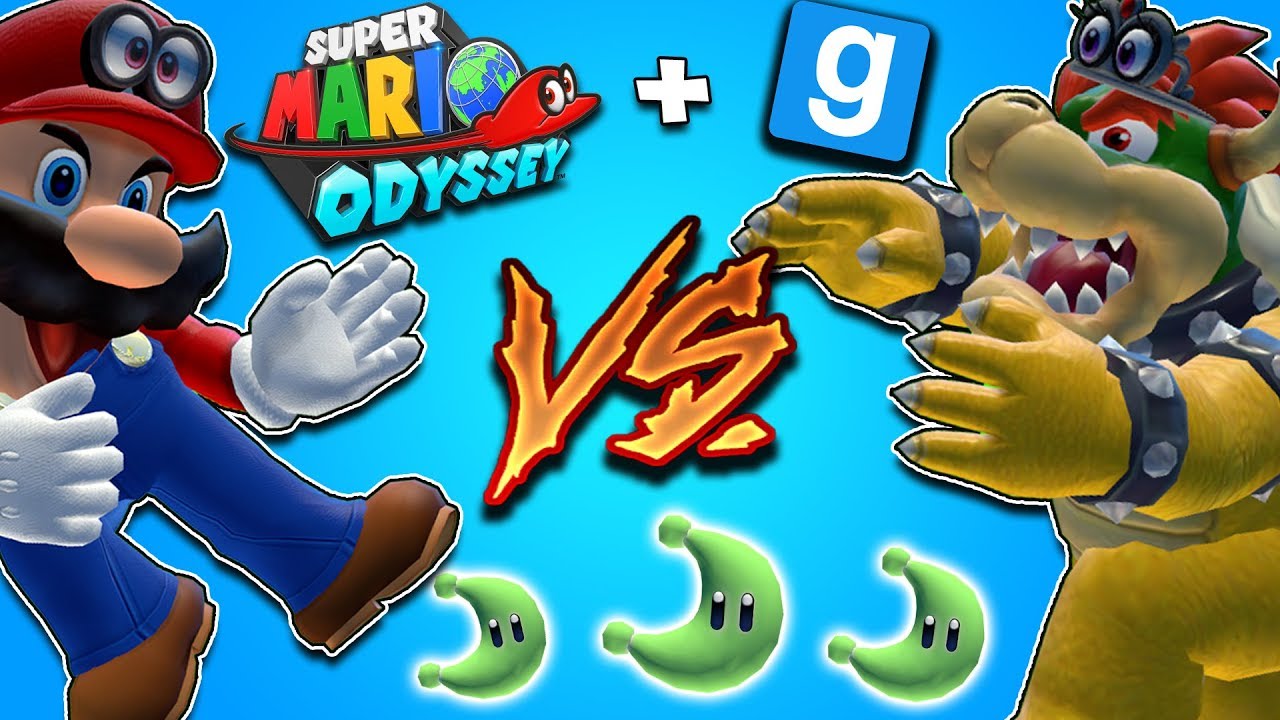MARIO VS BOWSER || Mario Odyssey Challenege REMATCH || Gmod - YouTube