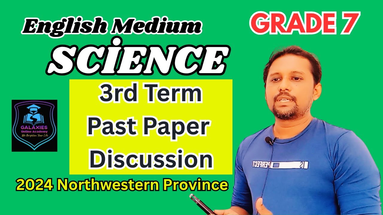 Grade 7 English Medium Science | 3rd Term Test Paper Discussion | NWP ...