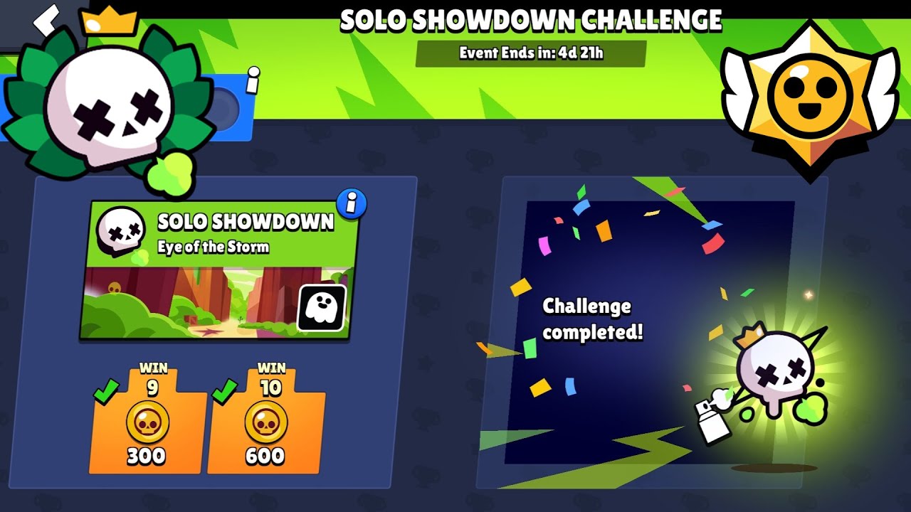 Brawl Stars Solo Showdown Challenge Guide With Low Rarity Bralwers ...
