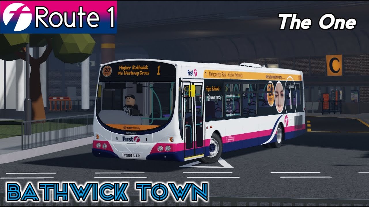 First Bus Scania Wright Solar - Bathwick Town route 1 - YouTube