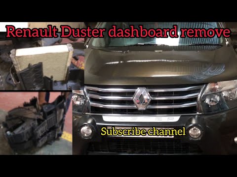 HOW TO OPEN RENAULT DUSTER DASHBOARD REMOVE AND A/C COOLING  COIL EVAPORATER COIL❄️