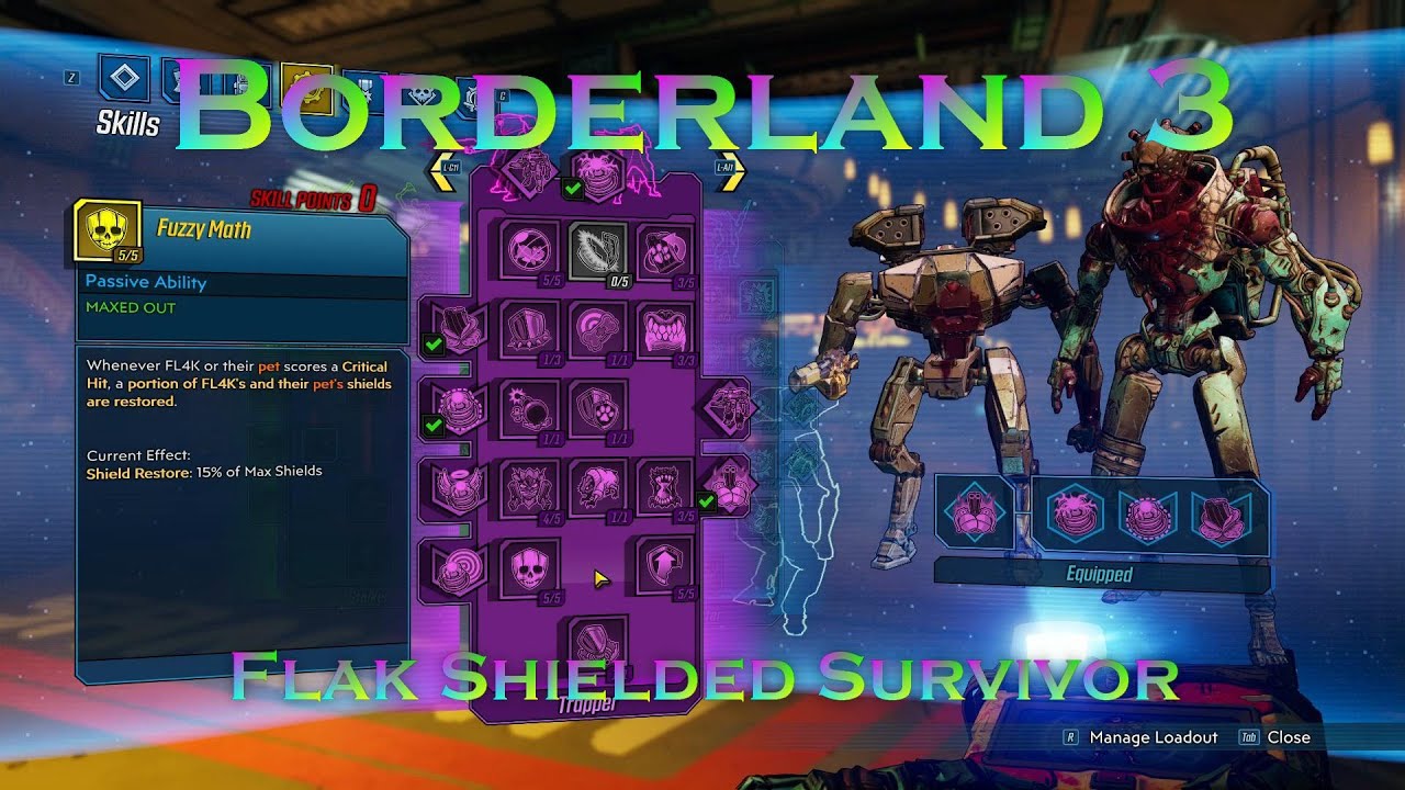 Borderlands 3 Flak Shielded Survivor Build - YouTube