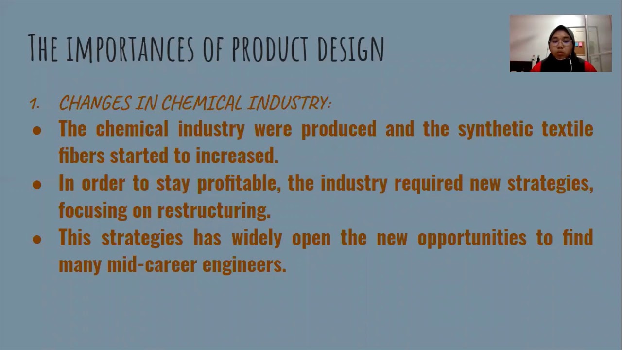 CHE 227 : INTRODUCTION OF CHEMICAL PRODUCT DESIGN - YouTube