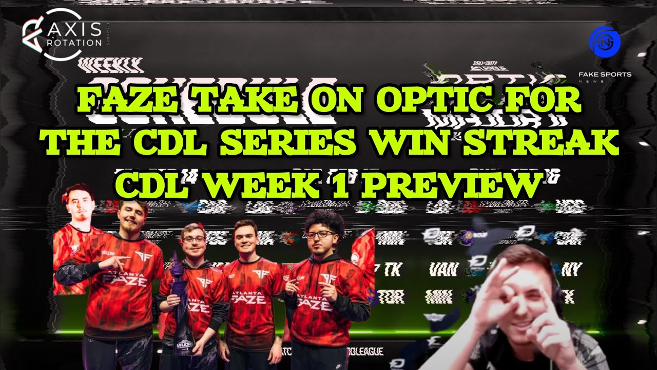 Call Of Duty Black Ops 6 - CDL Stage 2 Week 1 Qualifier Faze vs Optic ...