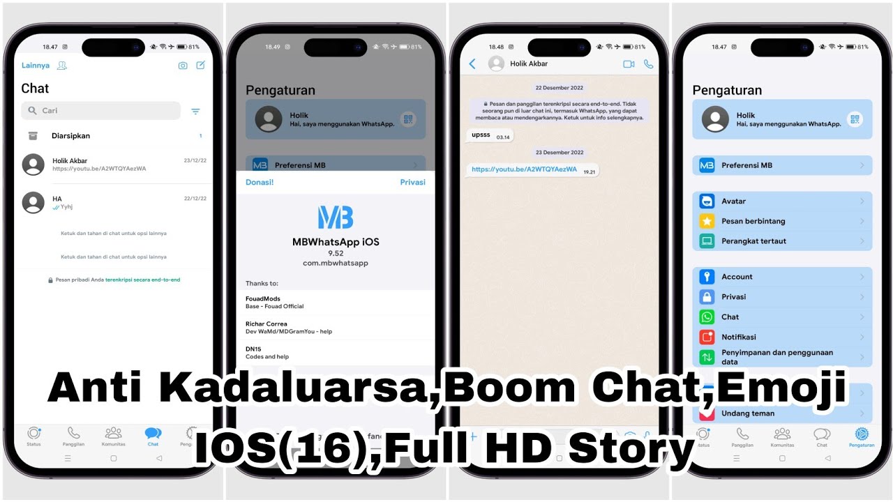 Update Lagi!!Cara Merubah Tampilan WhatsApp Android Menjadi WhatsApp ...