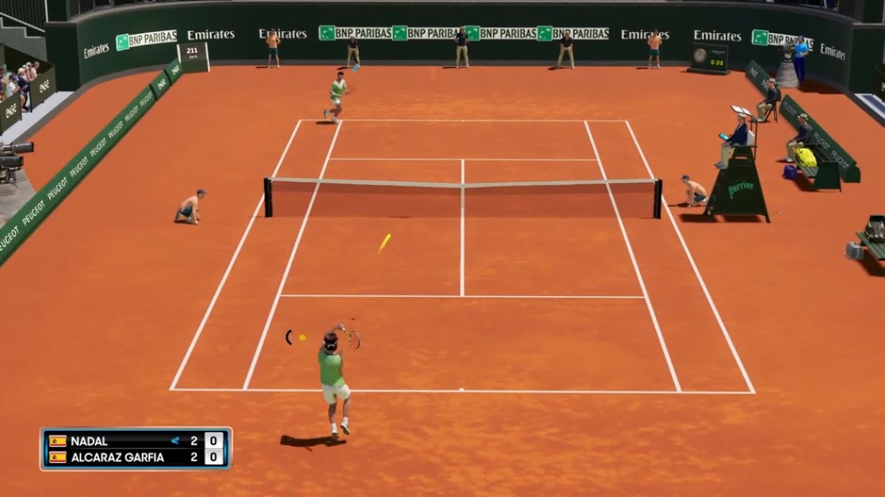 young rafa NADAL vs young carlos ALCARAZ | AO Tennis 2 grand slam ...