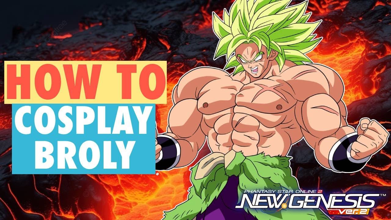 [PSO2 NGS] Broly Cosplay - Dragonball Super - YouTube