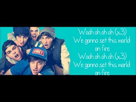 Janoskians - Set This World On Fire (Lyrics)