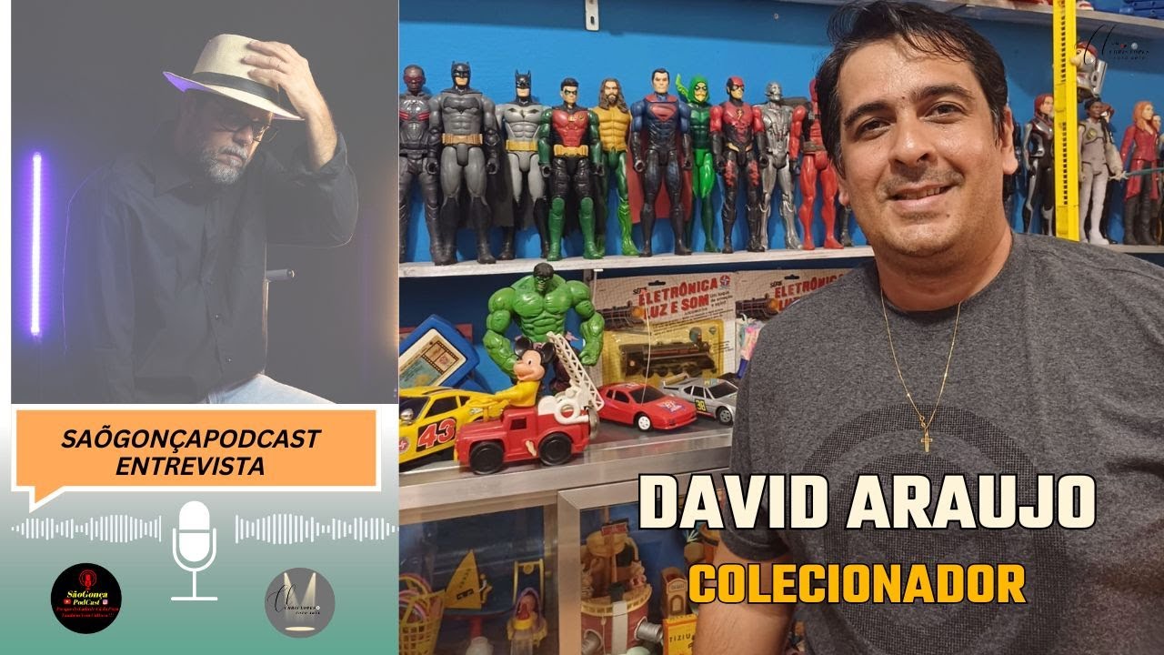 David Araújo idealizador do museu Rebobina - SãoGonçaPodCast - #01 ...