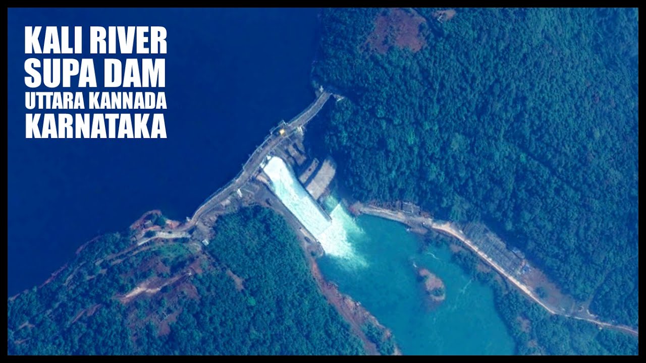 Kali River Supa Dam Uttara Kannada district, Karnataka India.काली नदी ...