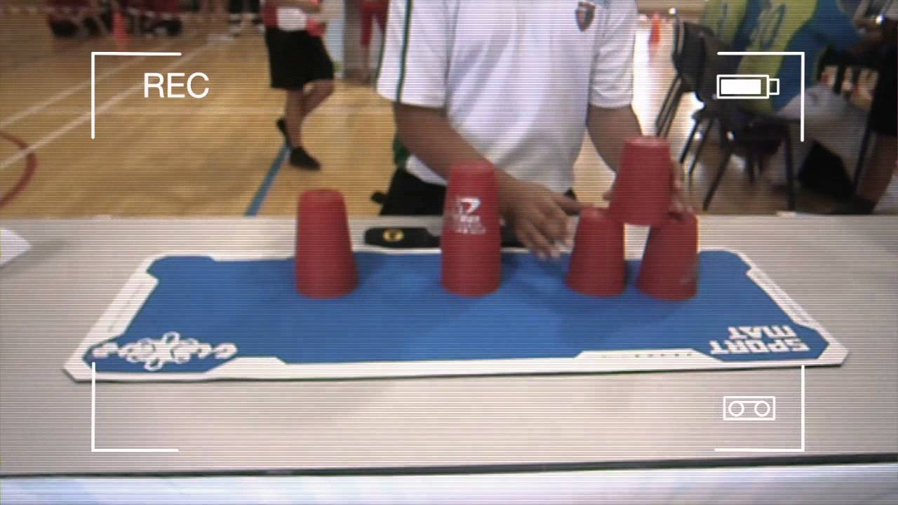 Singapore Cup Stacking Championships 2012 3-6-3 And Cycle Prelims - YouTube
