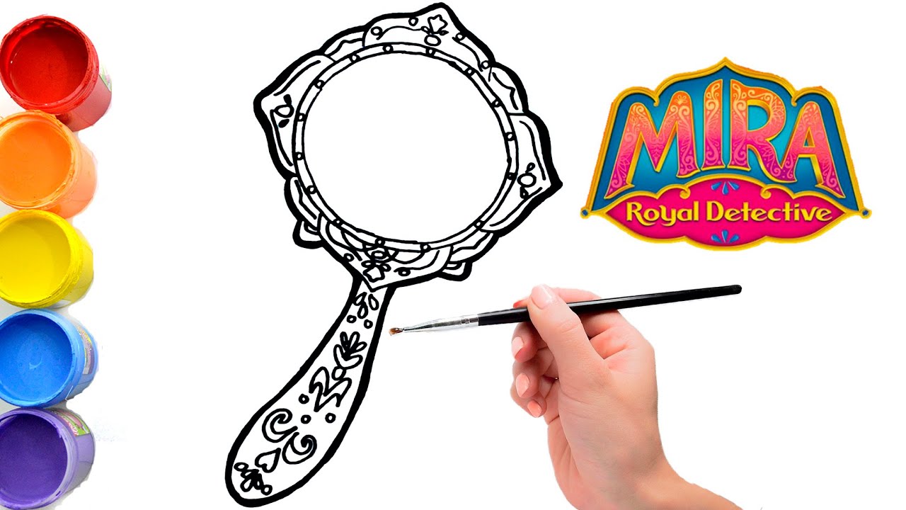 🔴 How to draw the magnifying glass of the Mira, Royal Detective - We're ...