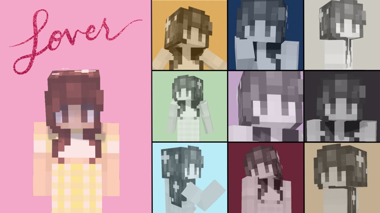 Building Minecraft Houses As TAYLOR SWIFT Eras - LOVER VERSION - YouTube
