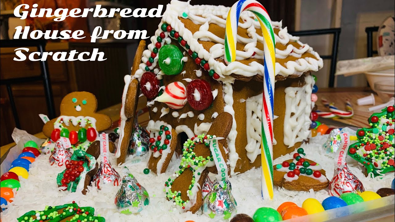 Gingerbread House Recipe From Scratch #gingerbreadhouse # ...