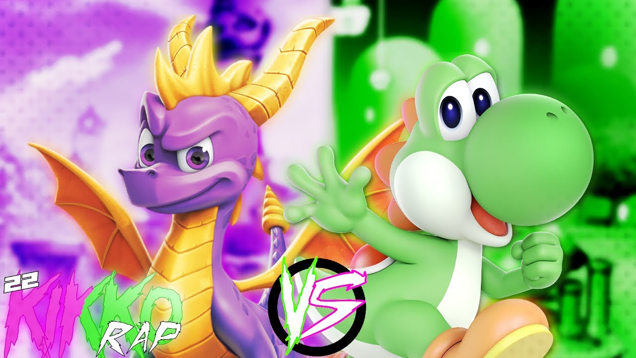 YOSHI VS SPYRO - Ft. GermiUwU - BATALLA DE RAP T1 - [Prod. HL] - YouTube