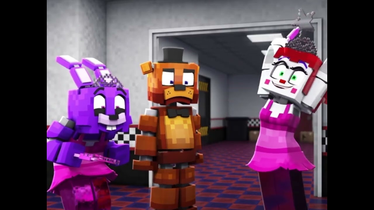 Circus baby and Bonnie dancing to sugarcrash (bemax remix ...