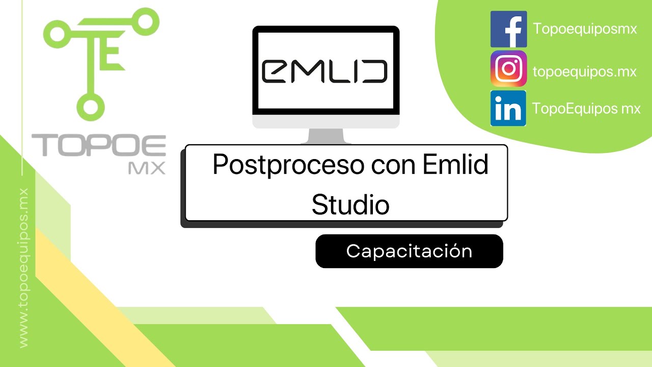 CAPACITACION: POSTPROCESO CON EMLID STUDIO - YouTube