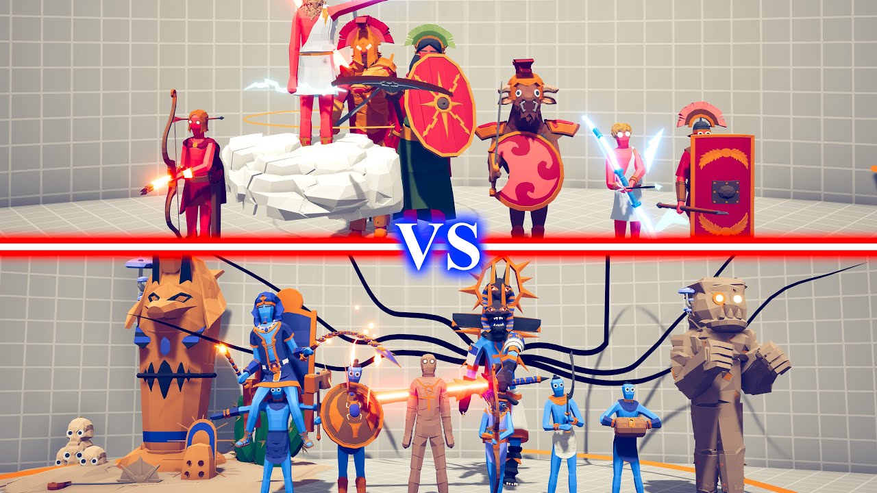 ANCIENT DLC Team vs EGYPT DLC Team - Totally Accurate Battle Simulator ...