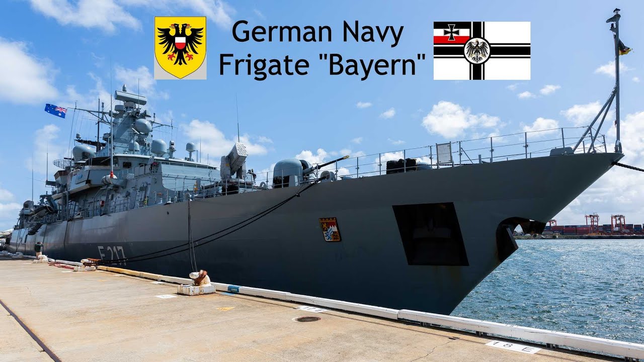 Exploring onboard German Navy Frigate "Bayern" at Fremantle Port - YouTube