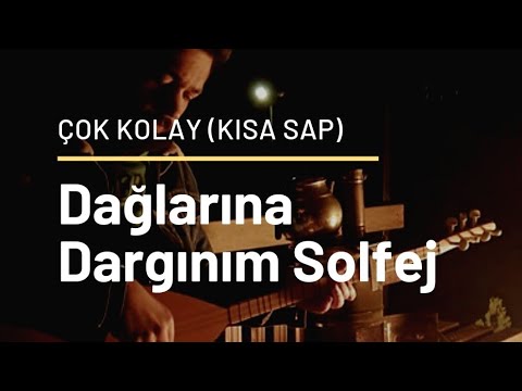 ✔️Dağlarına Dargınım Solfej - Kısa Sap Bağlama - Çok Kolay‼️ #saz #solfej #bağlama