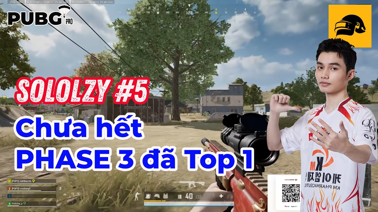 PUBG PC I CES_Sololzy #5 I Chưa hết Phase 3 mà đã Top 1 - YouTube