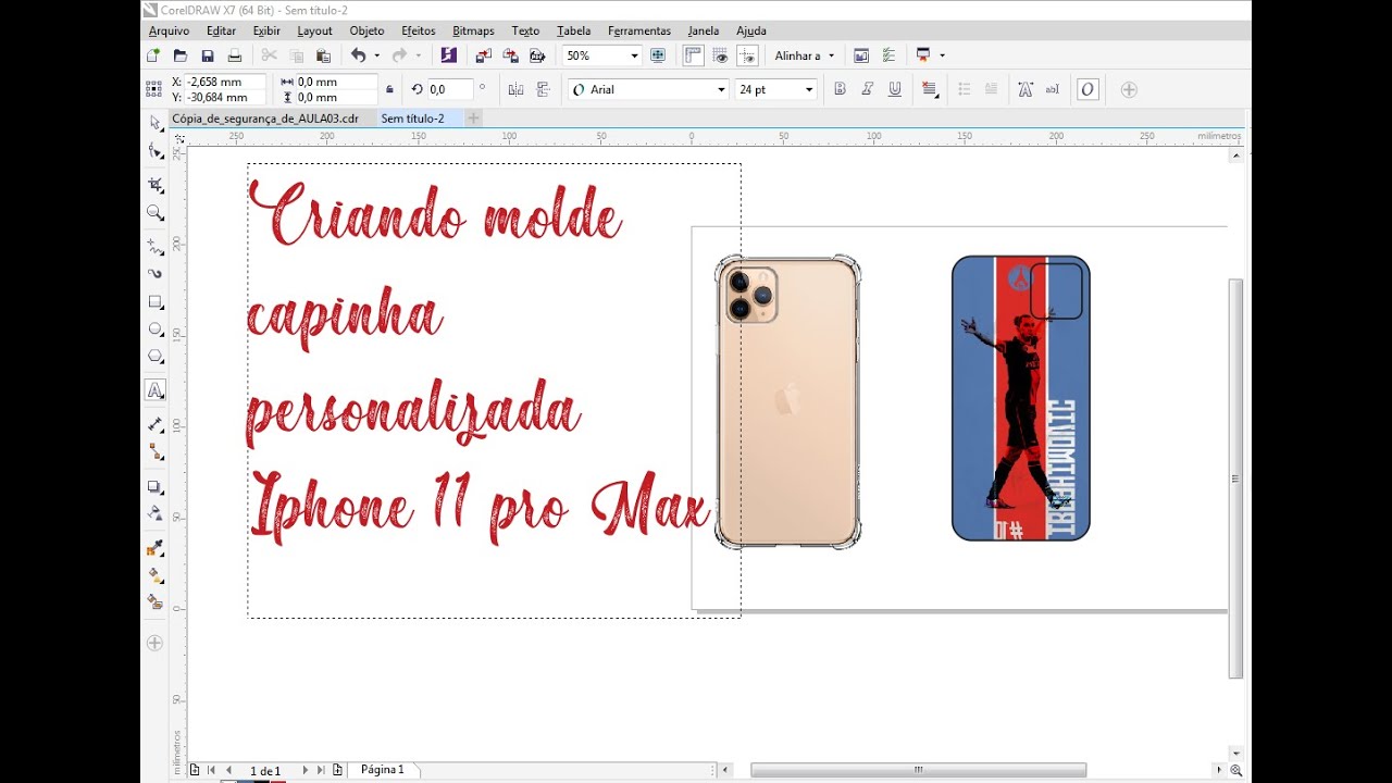 Criando molde Capinha Iphone 11 pro Max #iphone - YouTube