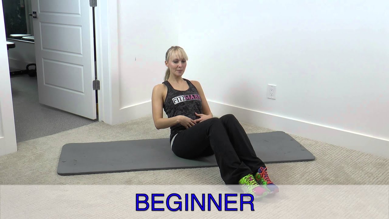 V-Sit with an Oblique Twist- How to do them at multiple fitness levels ...