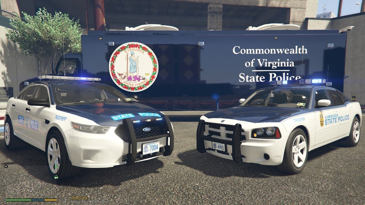 GTA 5 Live PD - Virginia State Police - Snow Patrol - LSPDFR - YouTube