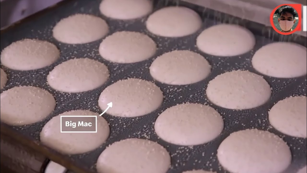 How McDonald's Burgers are made in factory full process - YouTube
