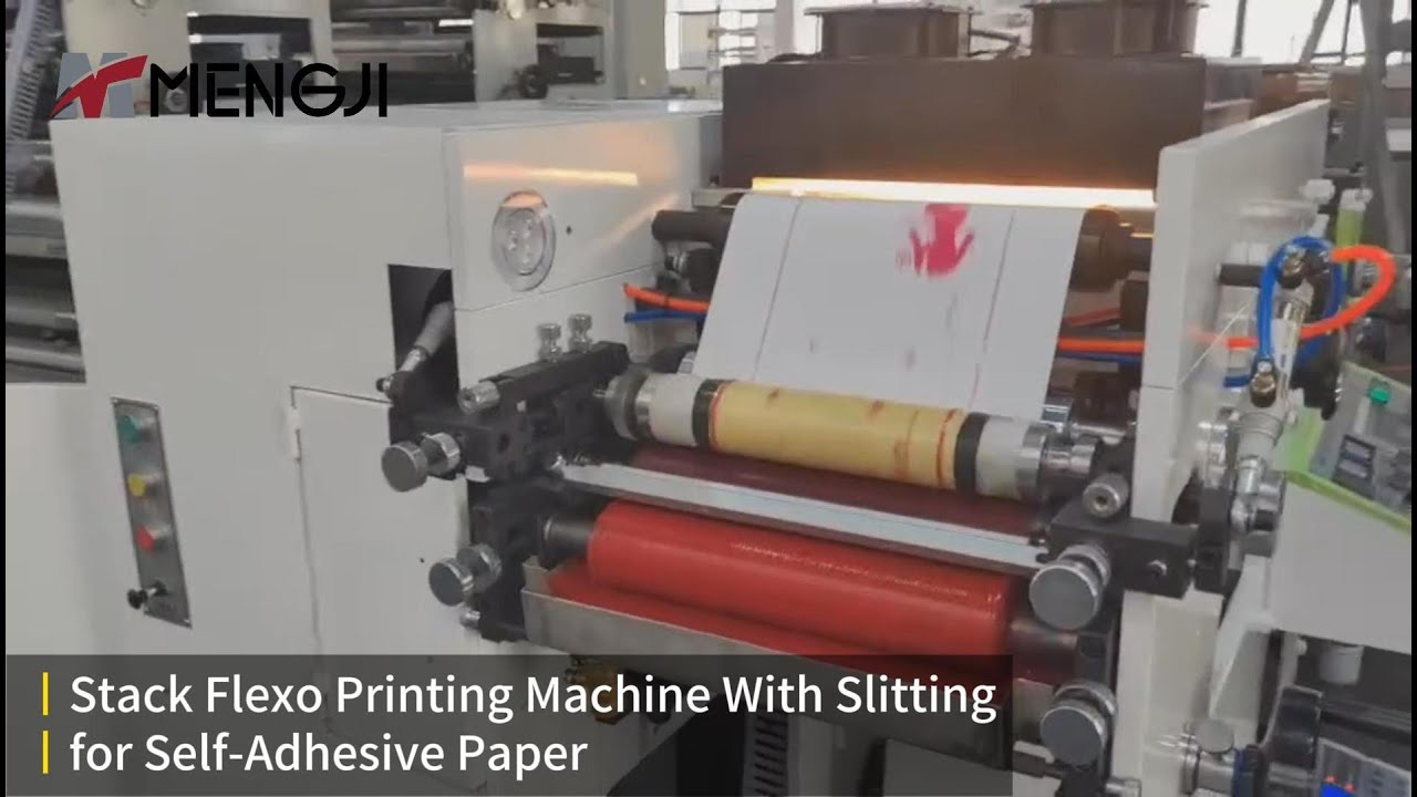 Stack Flexo Press for Producing High-Quality Adhesive Stickers with ...