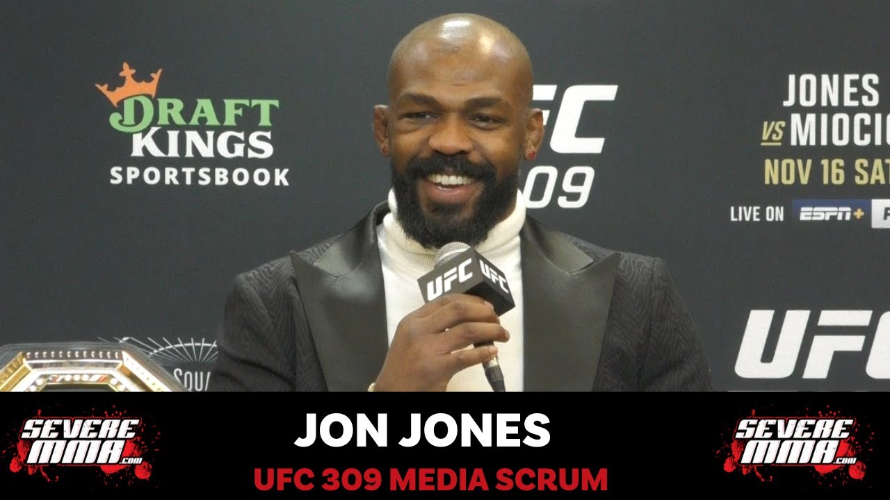 Jon Jones UFC 309 Post-Fight Press Conference - YouTube