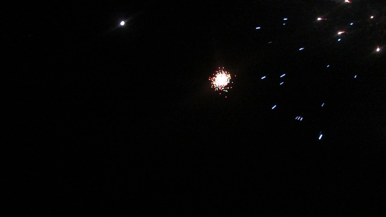 Five Inch Firework Shell - Falling Leaves Effect - YouTube