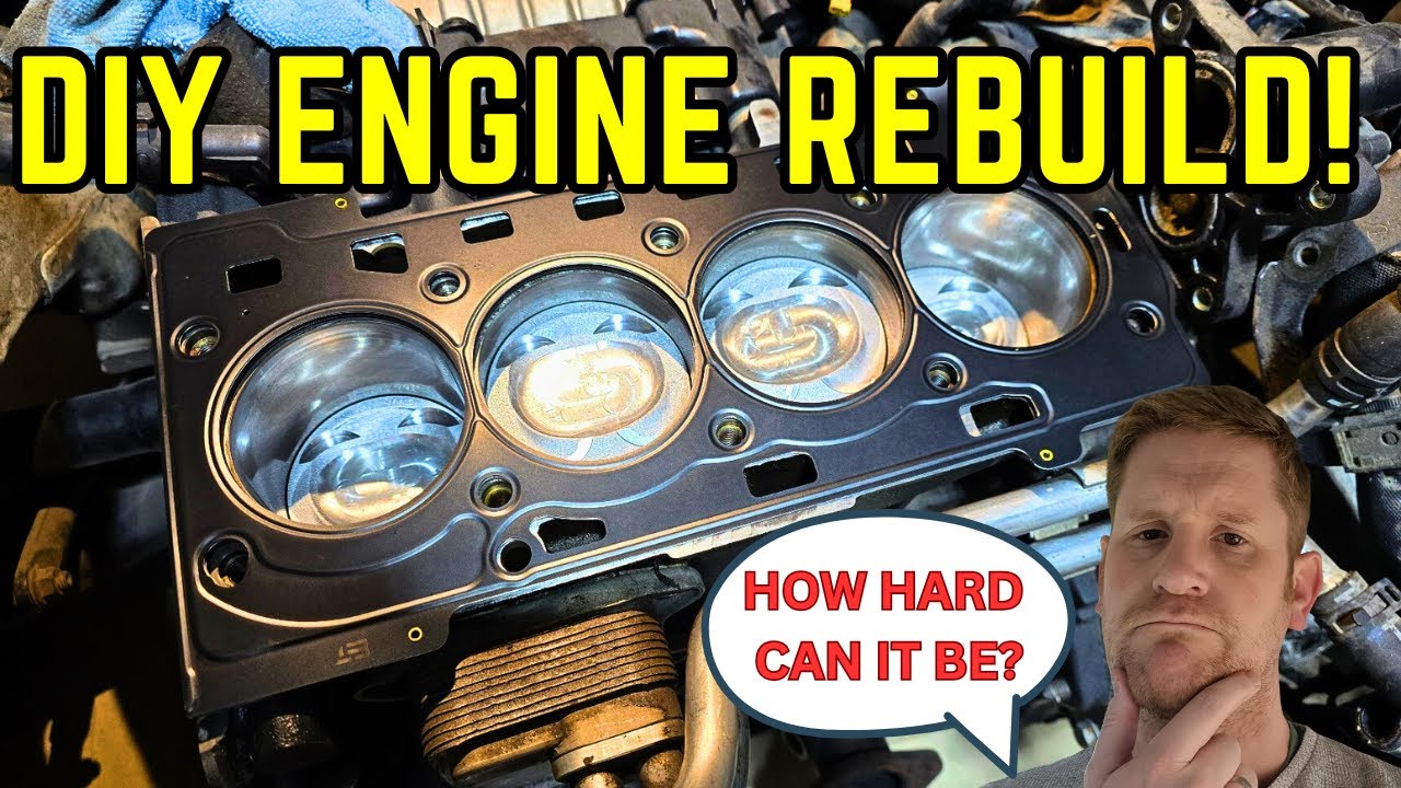 Complete Engine Rebuild | VW EOS Honing, Pistons, Valves & Assembly ...
