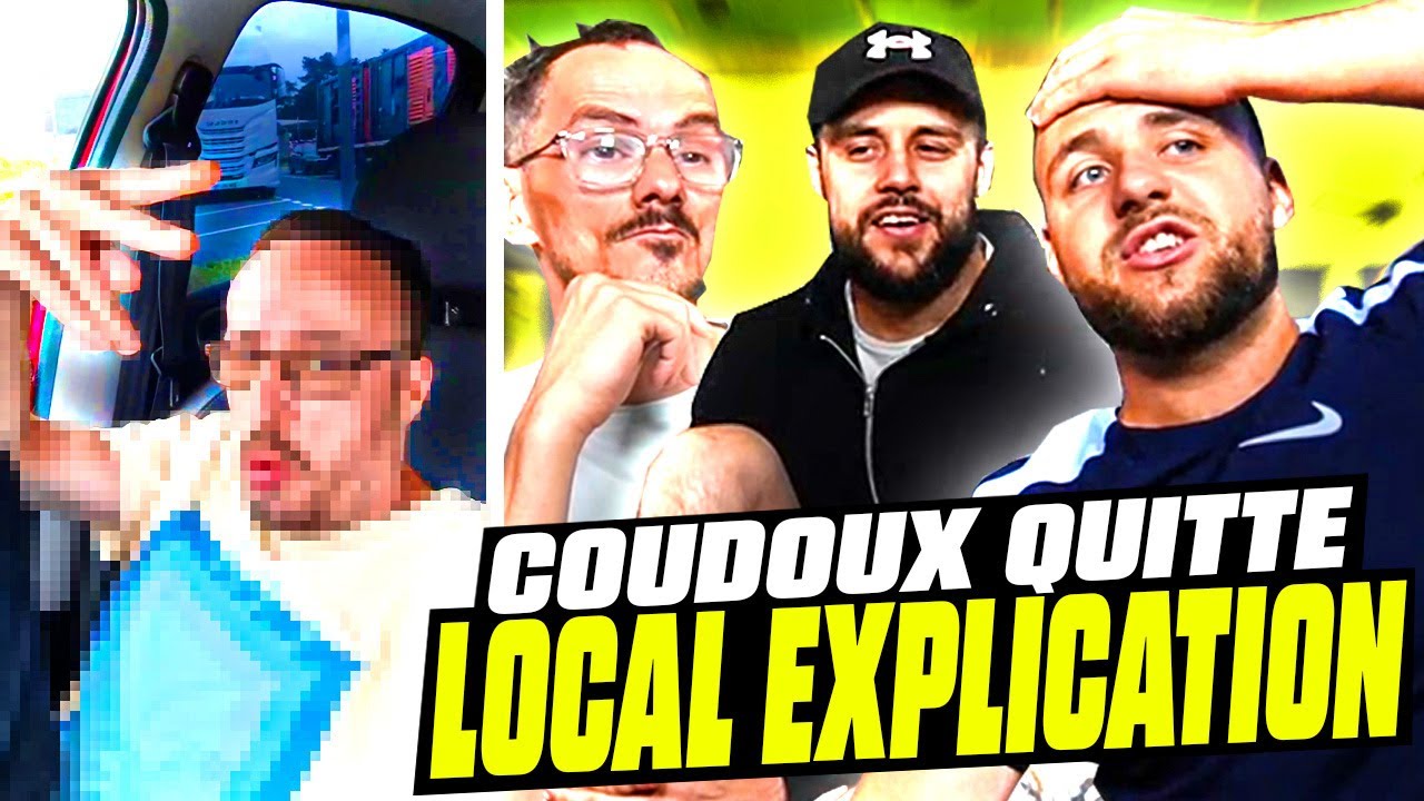 COUDOUX QUITTE LE LOCAL + EXPLICATION🚪😳JP ANNONCE COUDOUX VS JP 2🥊BEST ...