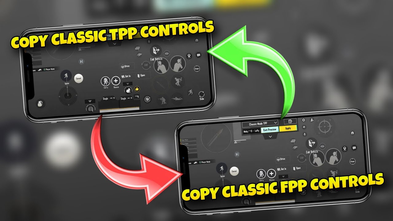 HOW TO COPY CLASSIC TPP TO ARENA TPP | HOW TO COPY ARENA CONTROLS TO ...