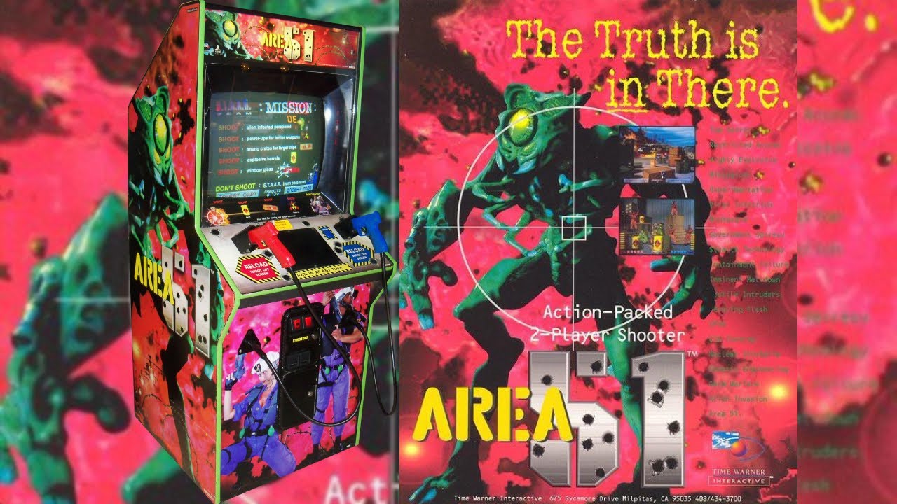 Area 51 - Attract Screen/Intro (Arcade Version/MAME) - YouTube